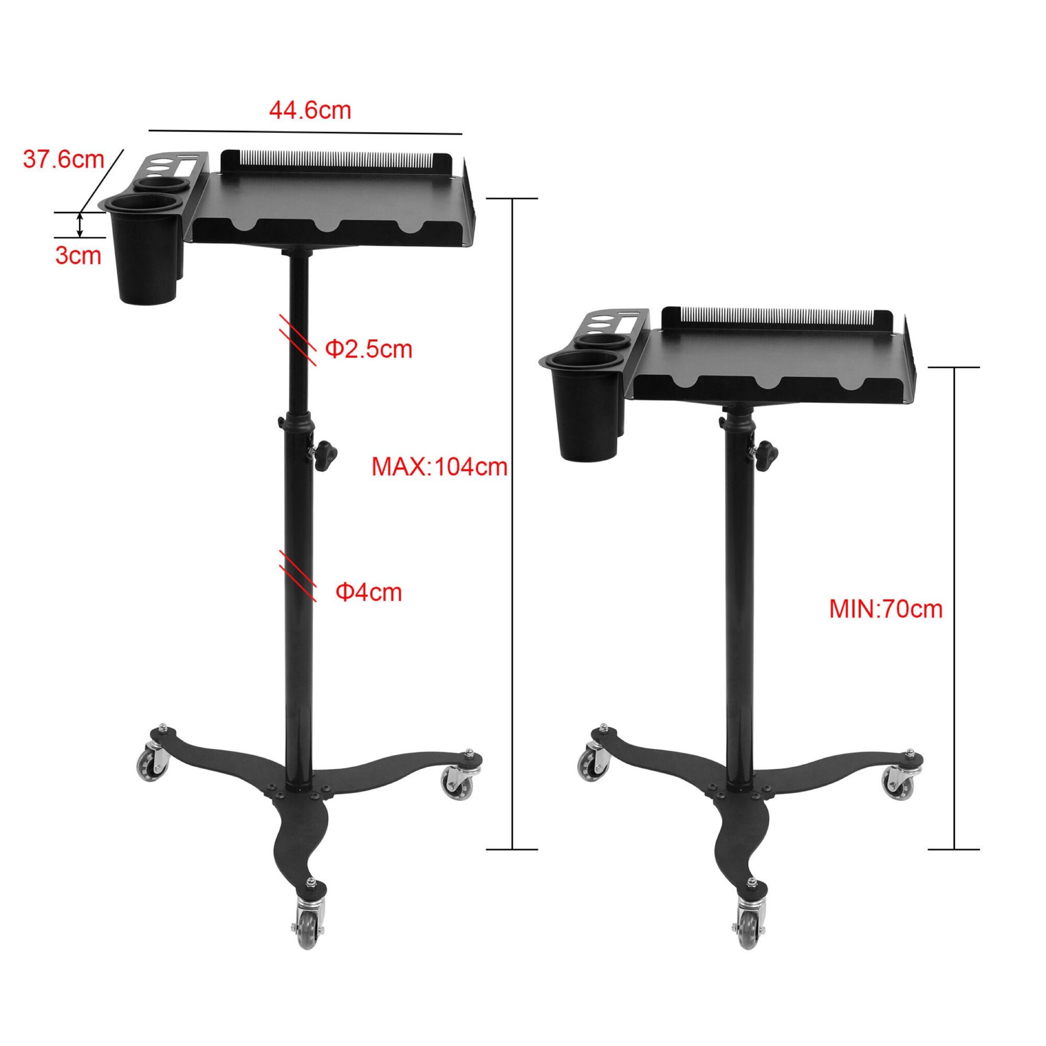 Salon Hair Extension Trolley | Professional Storage Trolley for Hair ...